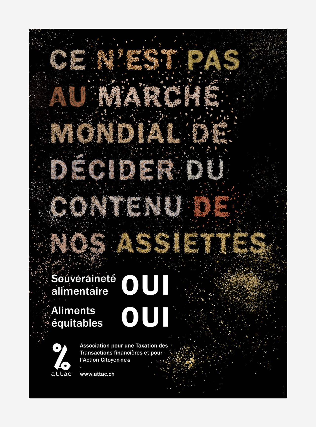 Series of posters for ATTAC voting campaigns | Das Dritte Buero